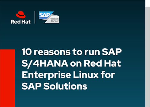 Red Hat과 SAP가 함께 선보이는 새로운 혁신의 장