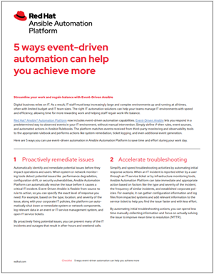 5 ways event-driven automation can help you achieve more