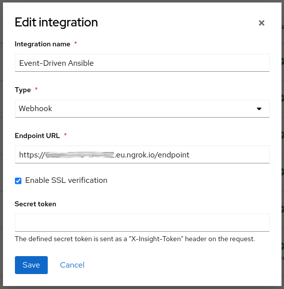 Using Red Hat Insights as a source of events for Event-Driven Ansible automation