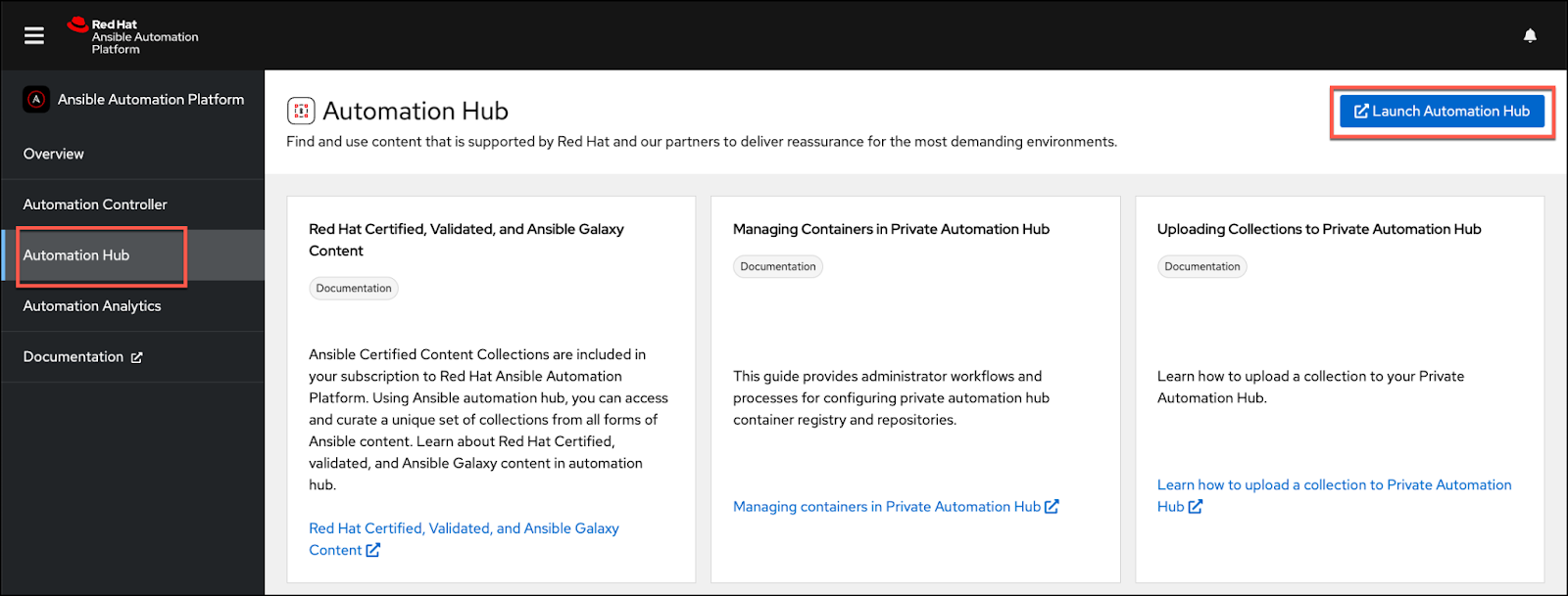 NEW!!! Getting started landing page for Ansible Automation Platform on ...