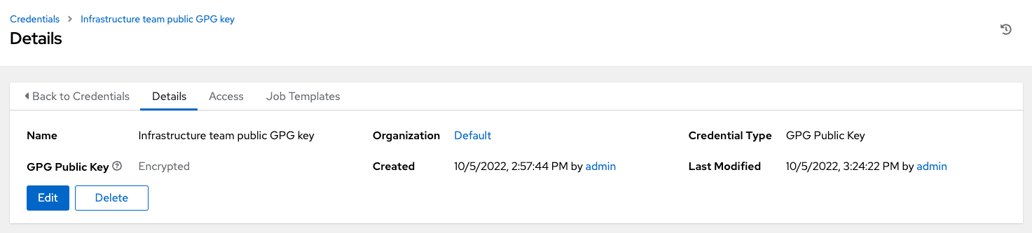 Project signing and verification