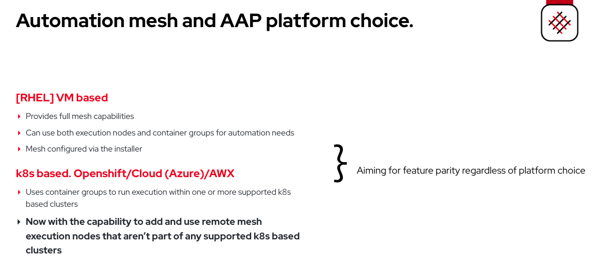 AAP 2.3 Introducing Remote Execution Mesh Nodes for Openshift