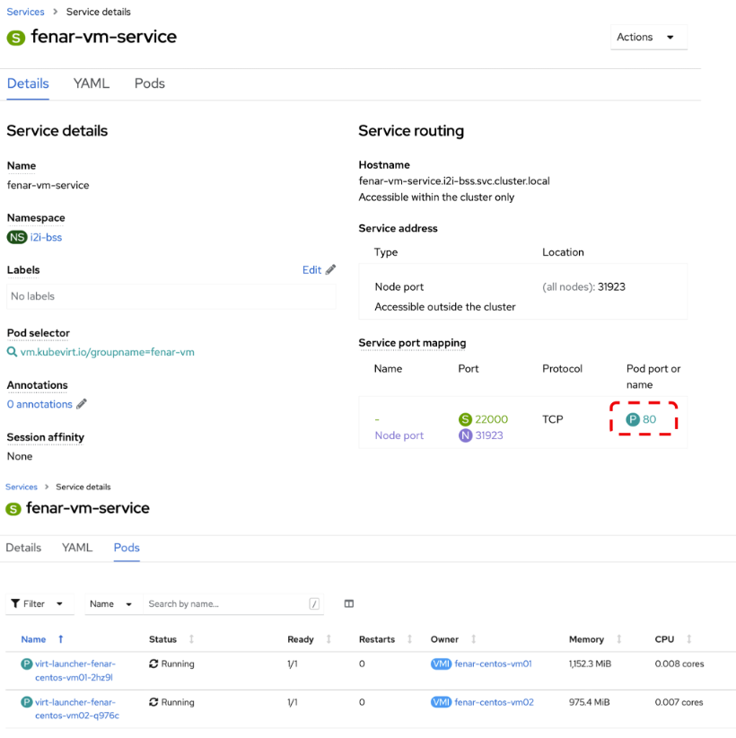How to balance virtual machine traffic with Kubernetes services
