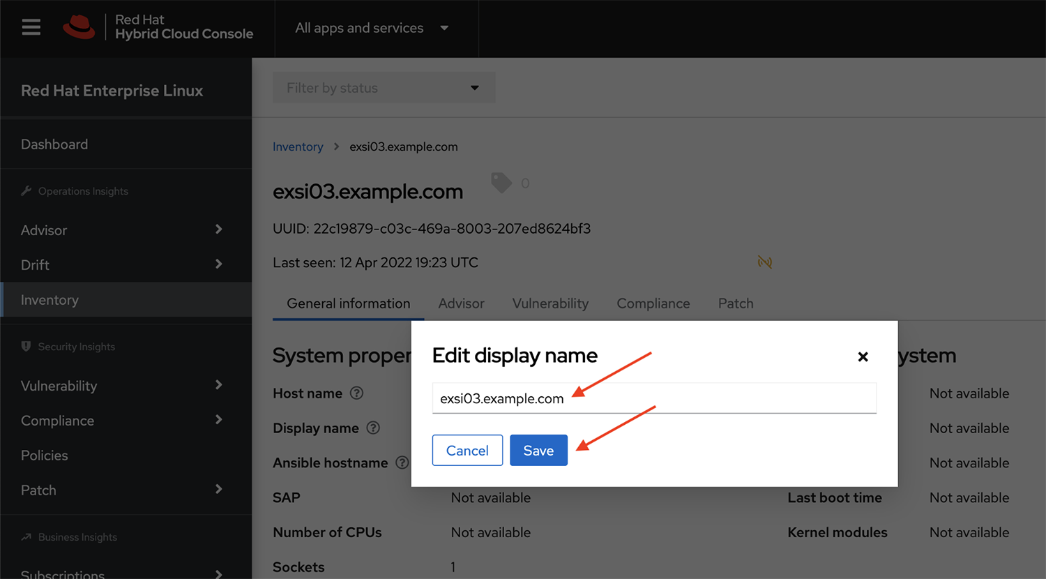 Configuring virt-who with vSphere to report hypervisor host information ...