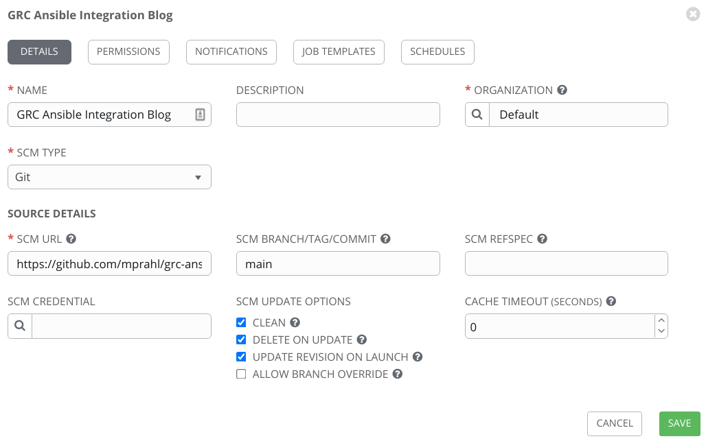 Initiating Ansible Automation on Policy Violations