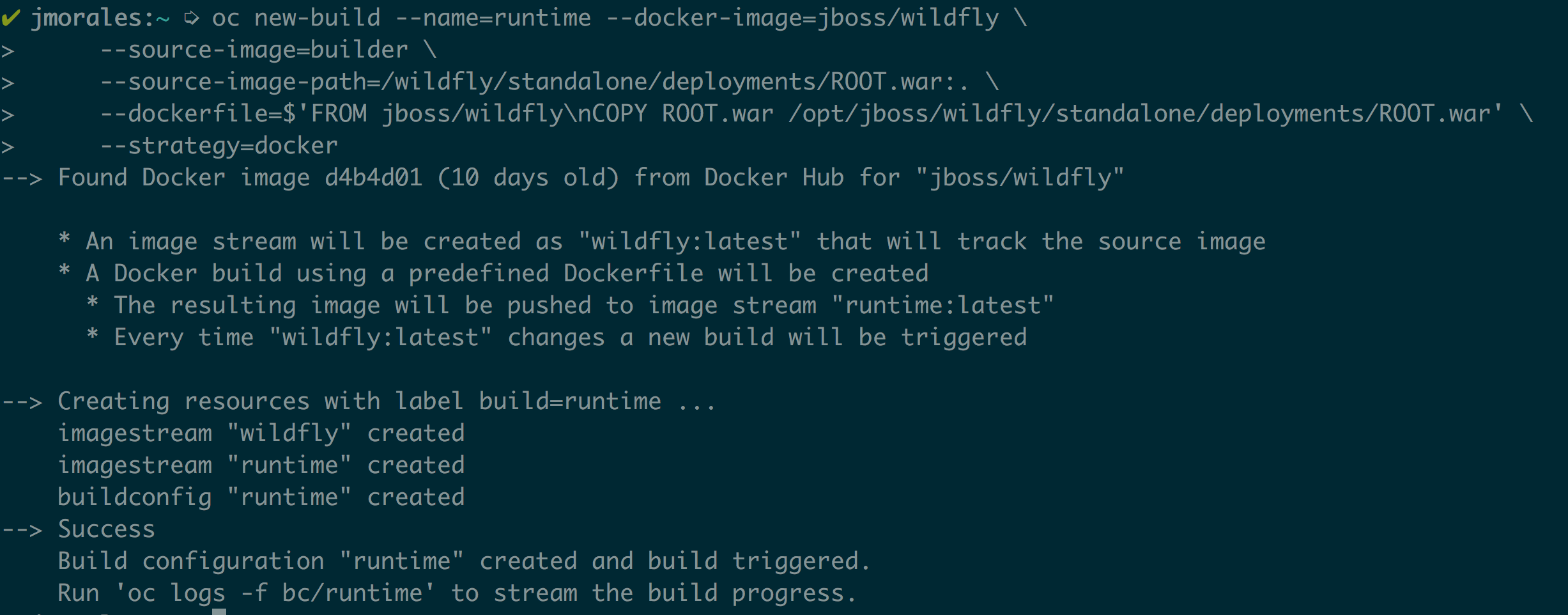 Enhancing your Builds on OpenShift: Chaining Builds