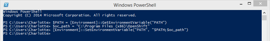 Windows Tools for OpenShift