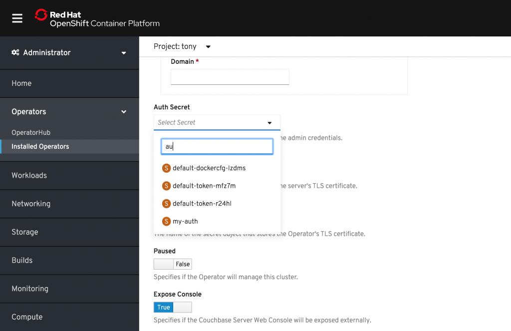 OpenShift 4.2: Declarative Dynamic UI for your Operator