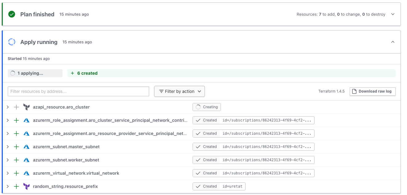 Terraforming Azure Red Hat OpenShift (ARO) with GitHub Actions