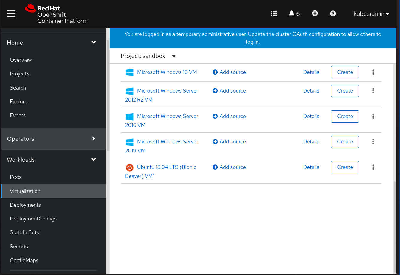 Working With Operating System Templates in OpenShift Virtualization