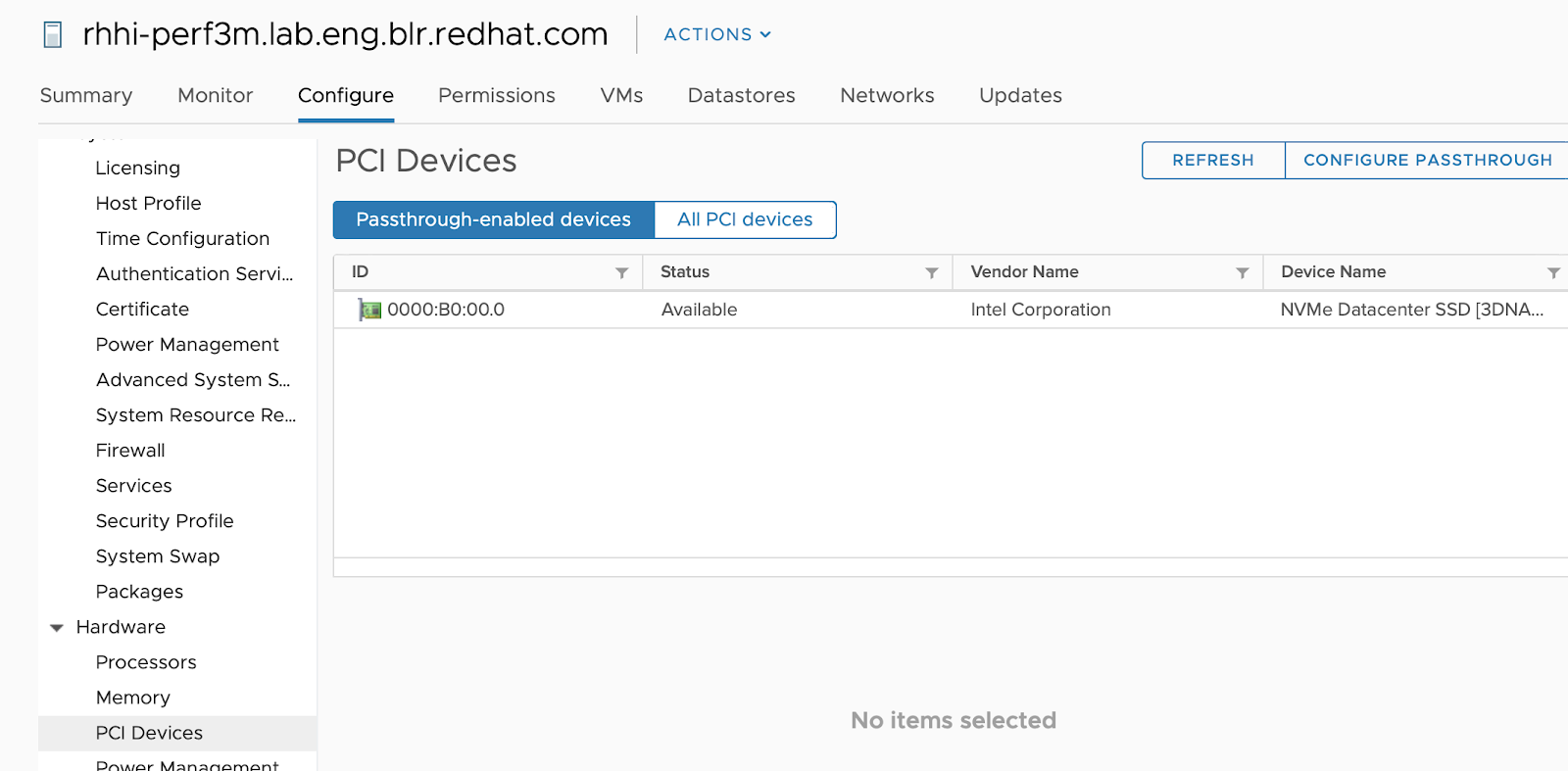 Leveraging local NVMe disks for OpenShift Container Storage on VMware