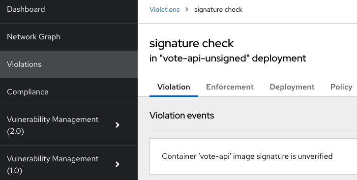 How to integrate Cosign image signature with RHACS to enhance the ...