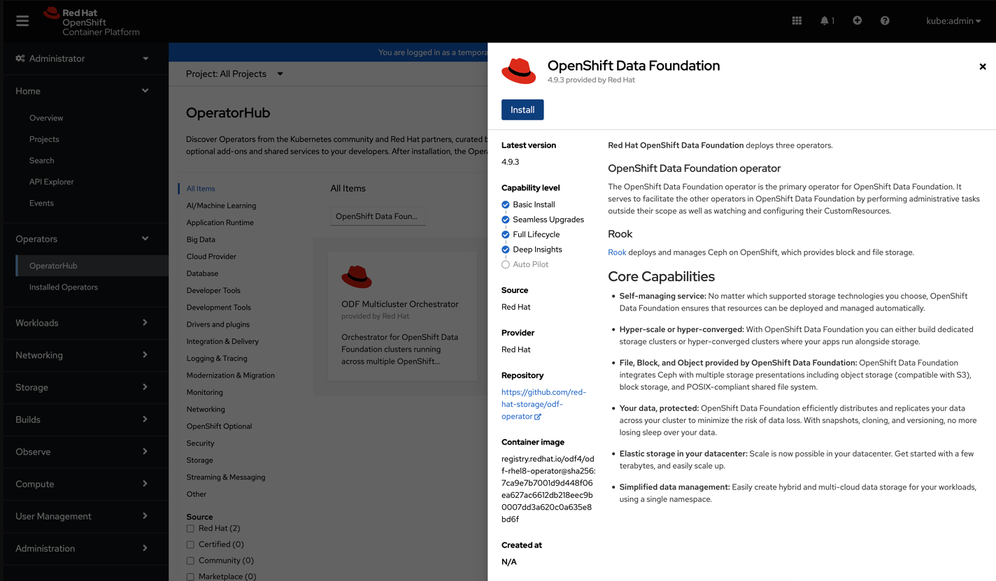 How to Deploy RHCS Using Minimum Hardware and Making it Work for Multiple OCP Clusters via ODF