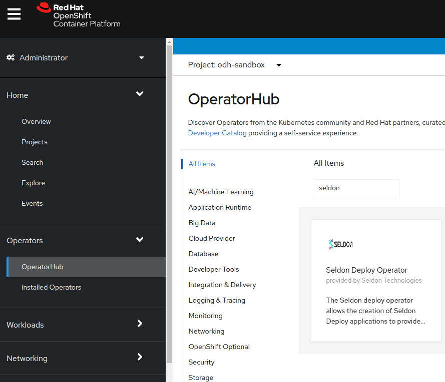 Serving Machine Learning Models on OpenShift: Part 1
