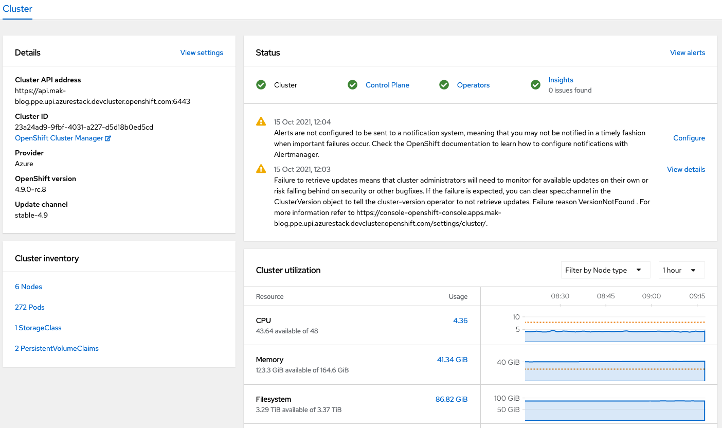 Red Hat OpenShift and Azure Stack Hub