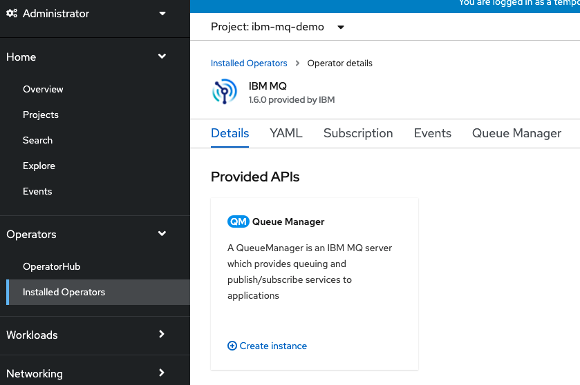 Rehosting IBM MQ on OpenShift Container Platform (OCP)