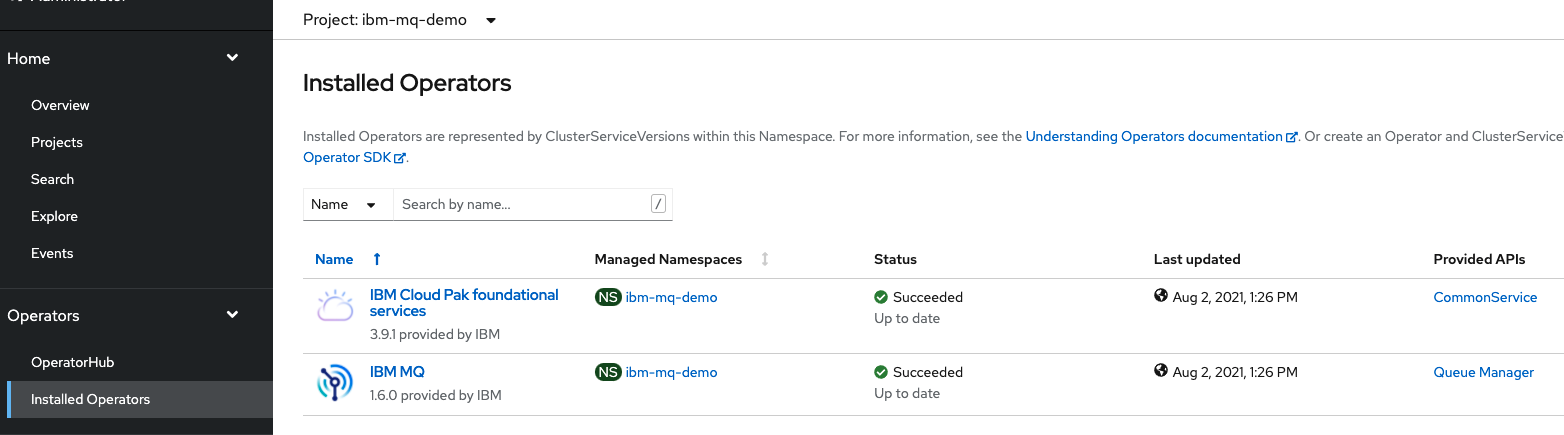 Rehosting IBM MQ on OpenShift Container Platform (OCP)
