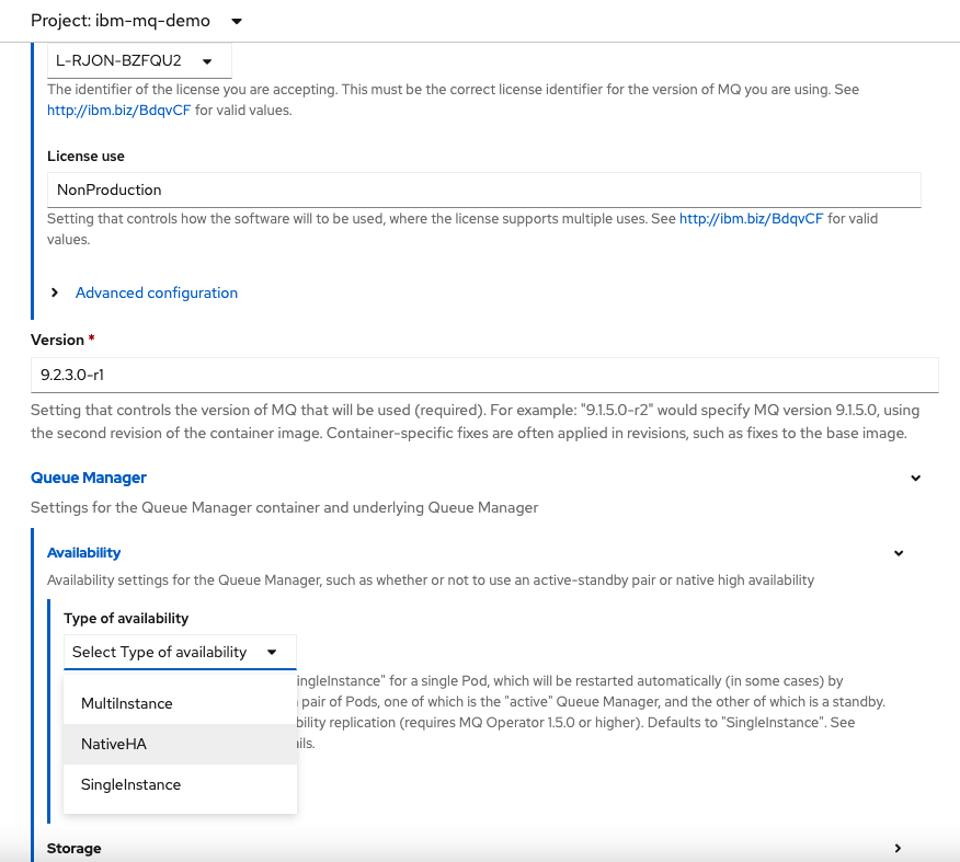 Rehosting IBM MQ on OpenShift Container Platform (OCP)