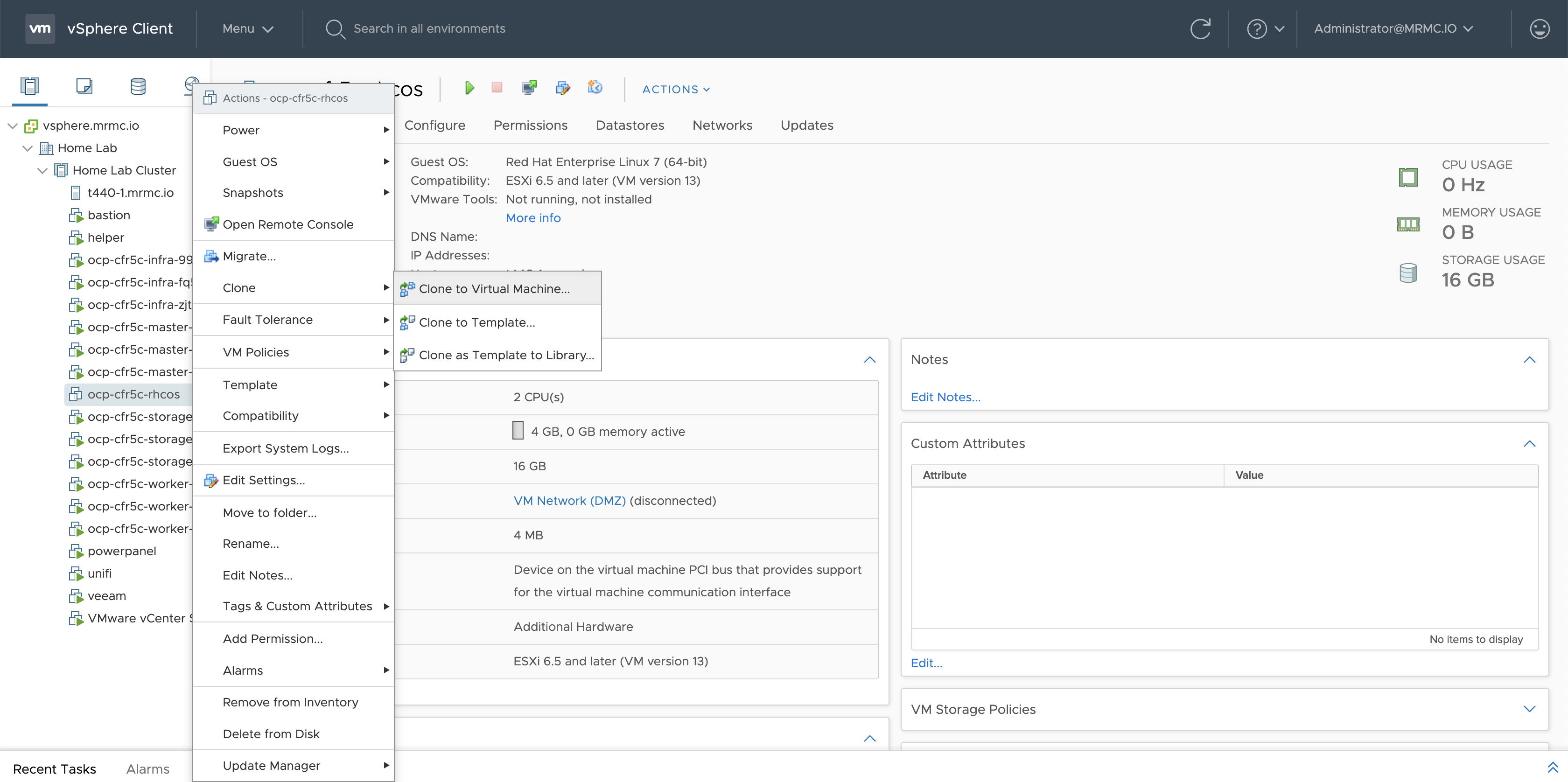 Adding Nodes Outside of a MachineSet in vSphere IPI Clusters