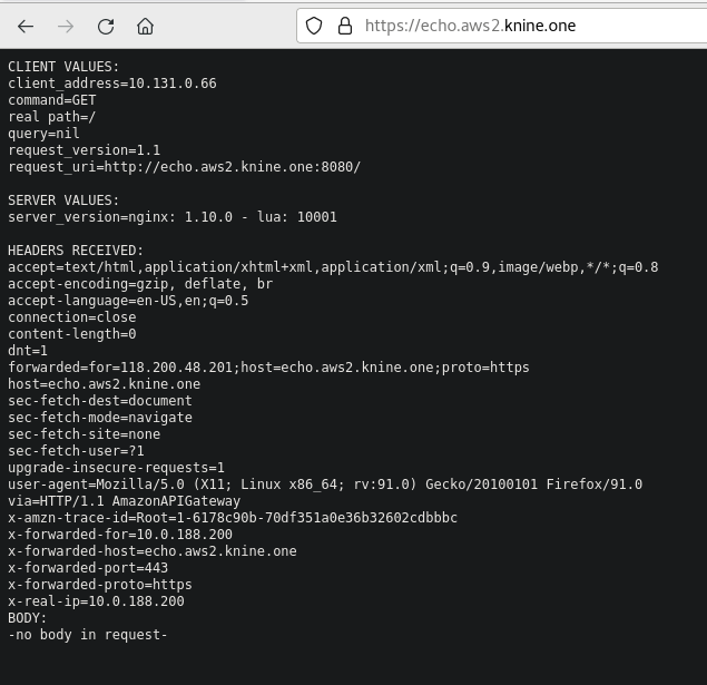 Using ROSA with AWS API Gateway HTTP APIs