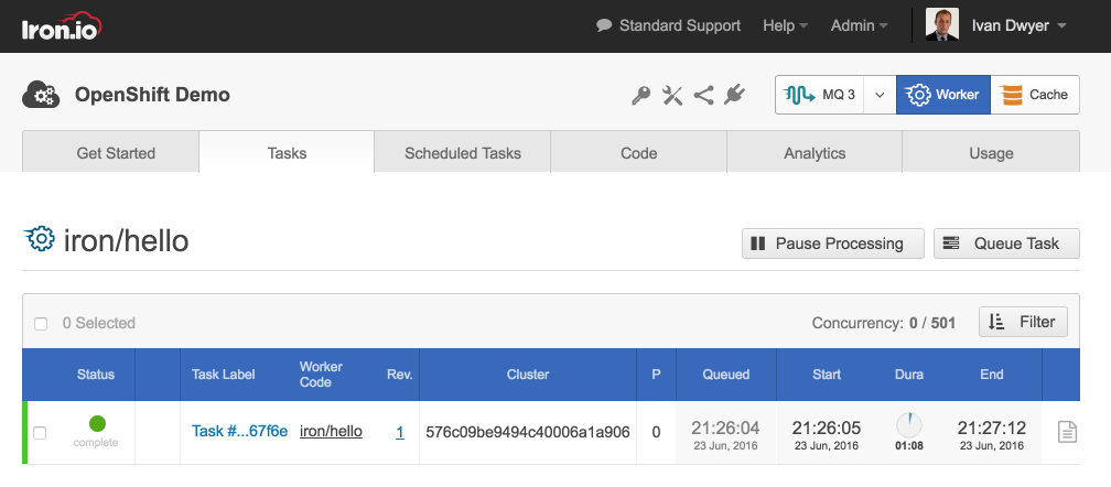 OpenShift Ecosystem: Iron.io Brings a Serverless Experience to OpenShift