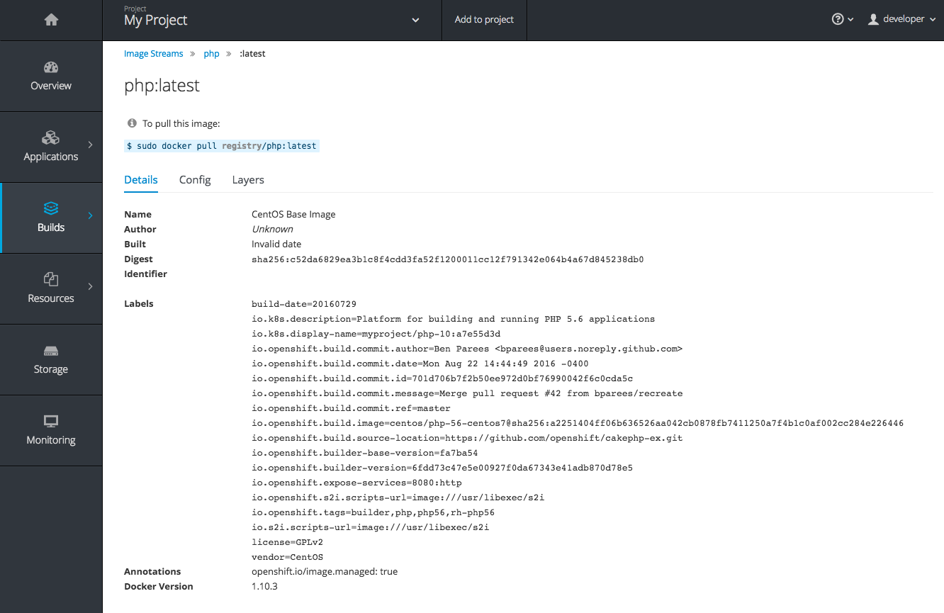 What’s New in OpenShift 3.3 - Web Console