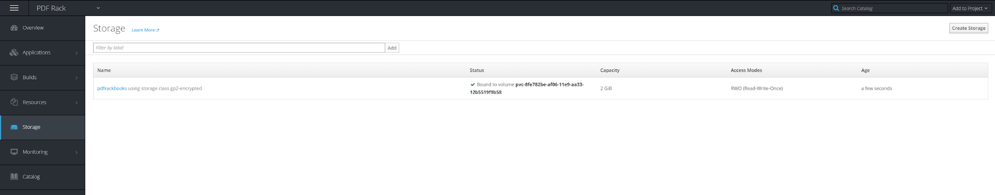OpenShift Persistent Storage with a Spring Boot Example