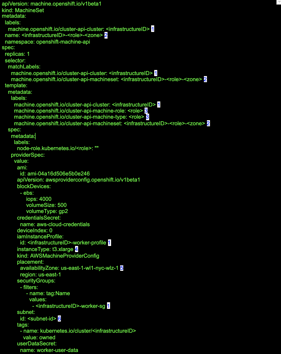 Running an OpenShift Worker Node on AWS Wavelength for Edge Applications