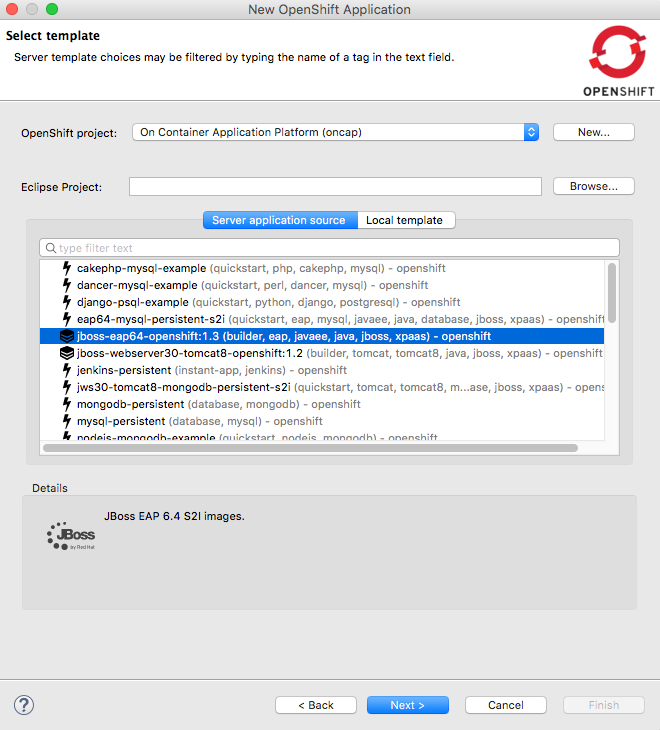 Getting Started with Eclipse and JBoss Tools on OpenShift Online Next Gen