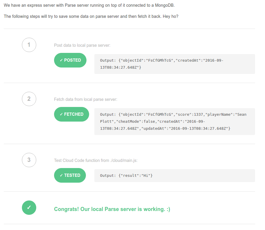 Parse Server on OpenShift Online (Next Gen)