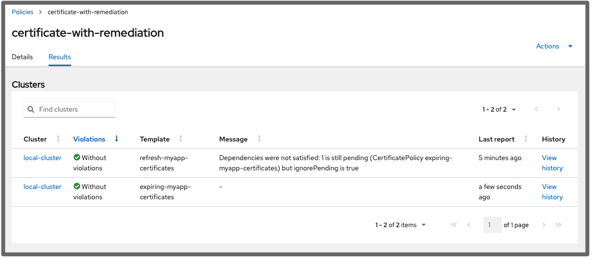 Using Policy Dependencies to Apply Resources in a Specific Order