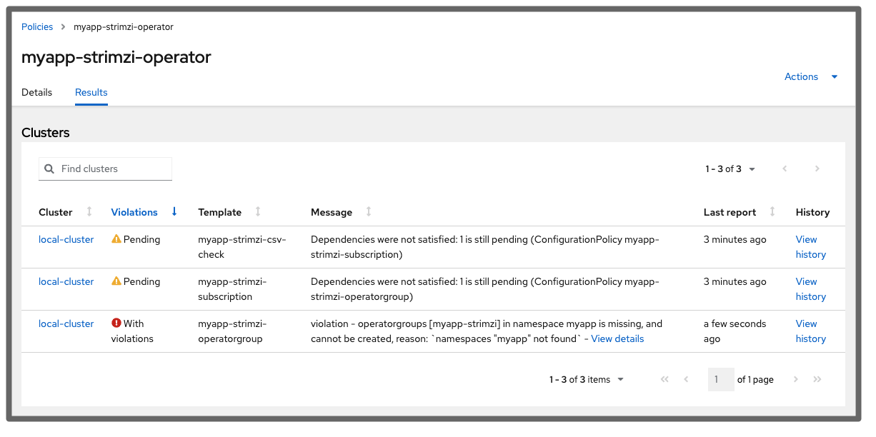 Using Policy Dependencies to Apply Resources in a Specific Order