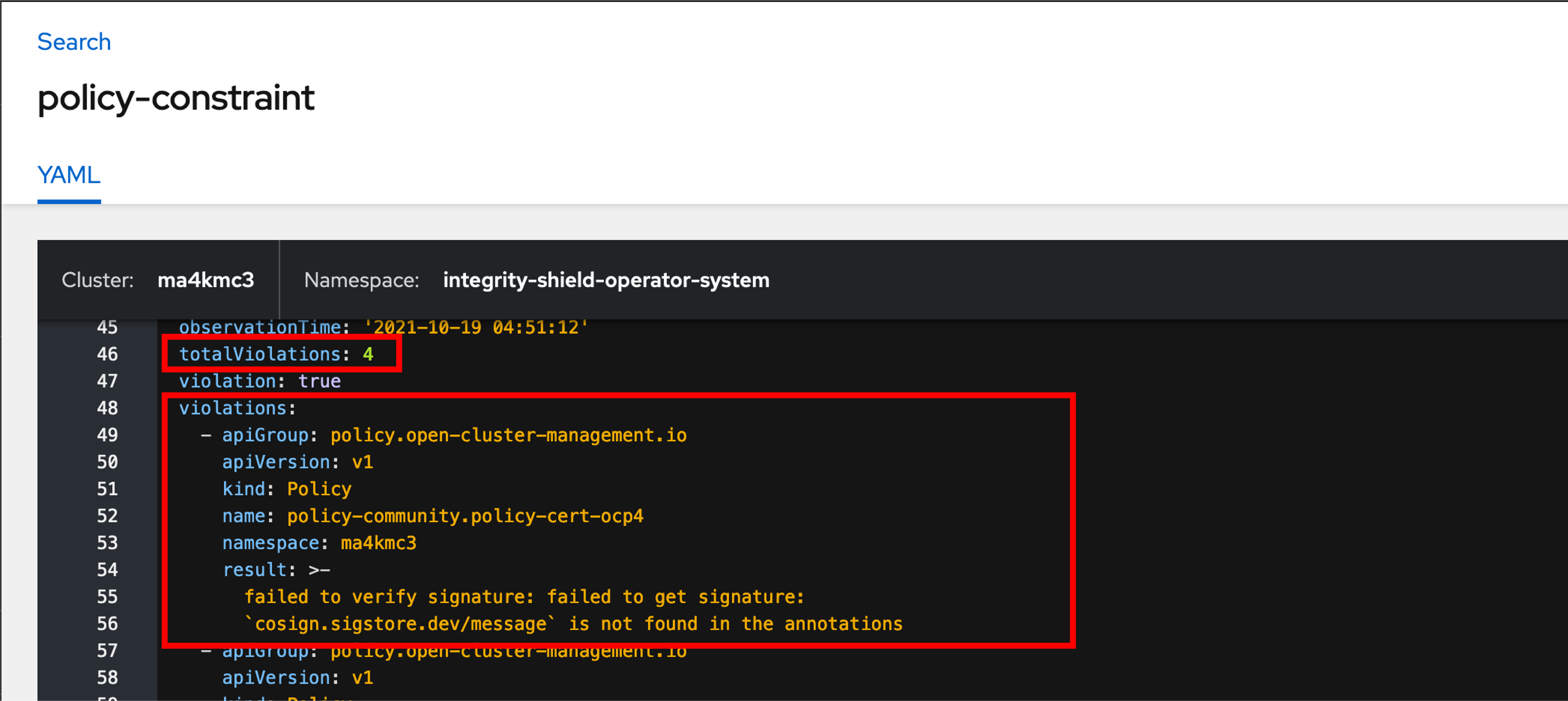 Latest Integrity Shield protects Red Hat Advanced Cluster Management ...