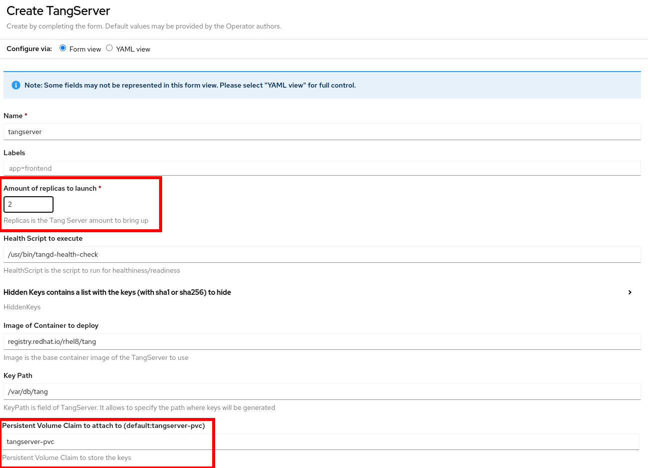 Tang-Operator: Providing NBDE in OpenShift