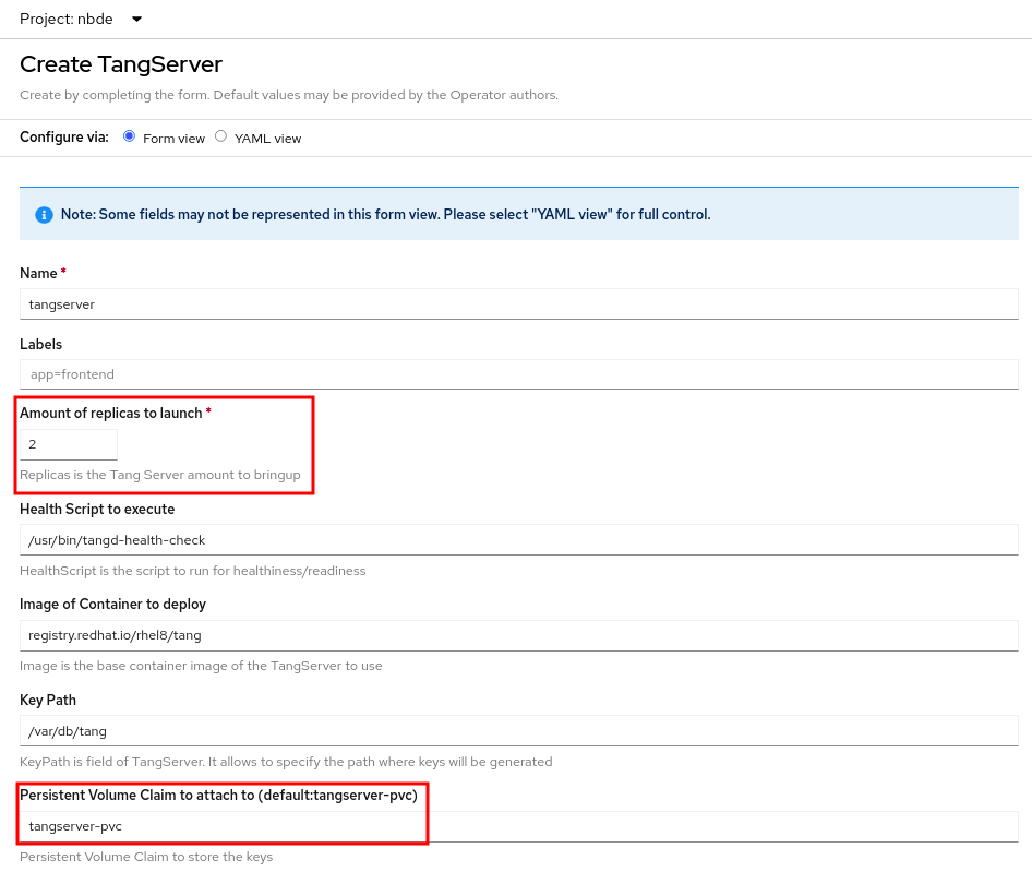 How to provide NBDE in OpenShift with the tang-operator