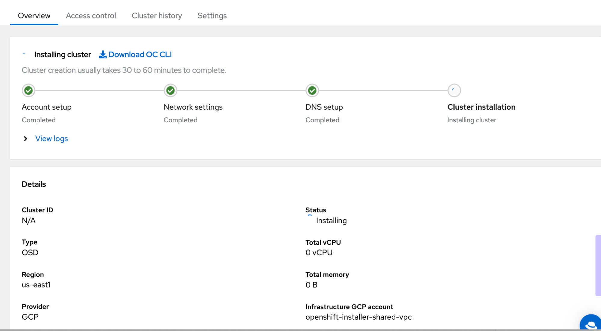 Deploying Red Hat OpenShift Dedicated clusters to Shared Virtual ...