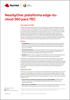 NearbyOne: plataforma edge-to-cloud 360 para TEC