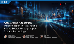 Accelerating application modernization in Asia Pacific public sector through open source technology