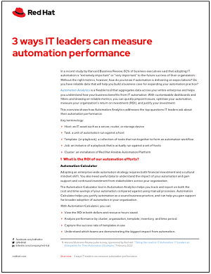 3 ways IT leaders can measure automation performance