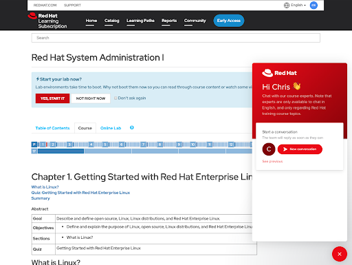 Red Hat トレーニングと認定のバーチャルクラスルームなら、どこにいても学習可能
