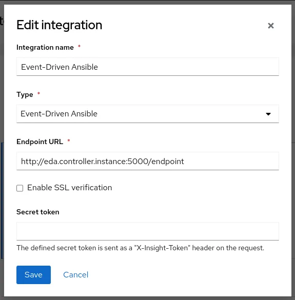 Red Hat Insights Collection for Event-Driven Ansible