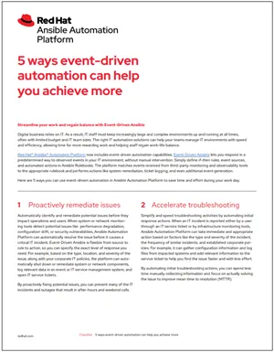 5 ways event-driven automation can help you achieve more