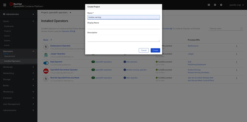 Hands on introduction to OpenShift Serverless