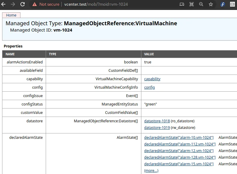 VMware resource MOID lookup filter
