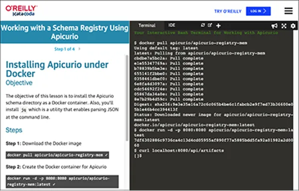 Using a schema registry to ensure data consistency between microservices