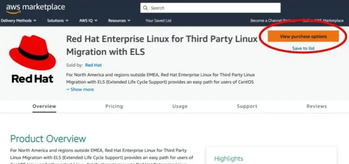 Convert CentOS Linux 7.9 to RHEL 7.9 on AWS with Red Hat Enterprise Linux for Third Party Linux ...