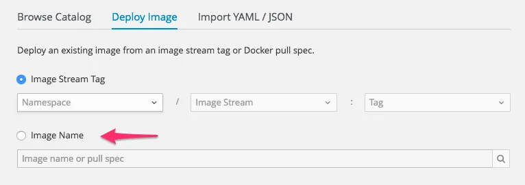 Deploying Applications from Images in OpenShift, Part One: Web Console