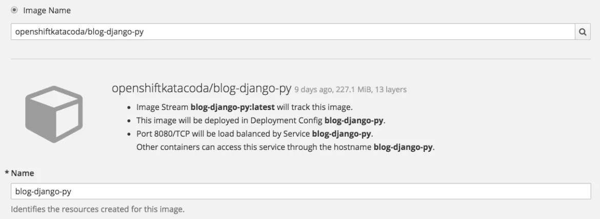 Deploying Applications from Images in OpenShift, Part One: Web Console