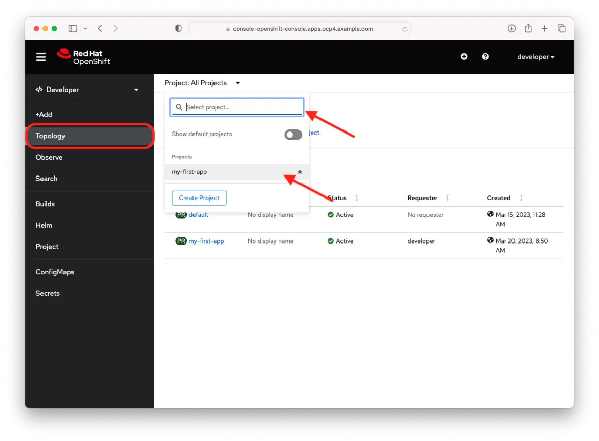 Installing OpenShift on VMWare and Deploying a Sample Application - Part 3