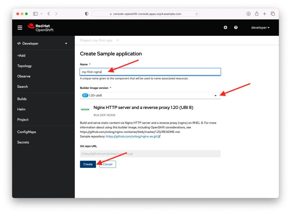 Installing OpenShift on VMWare and Deploying a Sample Application - Part 3